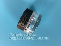 China 5ml 7ml 10ml Clear Glass Jar with Child Resistant Cap for Concentrate Storage for sale