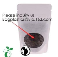 China Airtight Smell Proof Mylar Stand Up Bags with Clear Window 4x6 Inches Resealable Zipper for sale