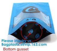 China Custom Printed Mylar Bag with Clear Window 4 Sizes Resealable Ziplock Pouch Food Grade for sale