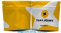 China Custom Printed Mylar Bag with Clear Window 4 Sizes Resealable Ziplock Pouch Food Grade for sale