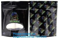 China Smell Proof Holographic Mylar Bags 3x4 Inch Resealable Aluminum Foil Pouches for Food Storage for sale