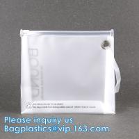 China Clear TSA Approved Toiletry Bag 9.1x3.5x5.7in Waterproof PVC Travel Cosmetic Pouch for sale