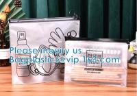 China Custom Biodegradable Cosmetic Makeup Pouch with Zipper Travel Toiletry Bag 20x15cm for sale