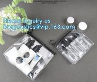 China Custom Holographic PVC Makeup Cosmetic Bag Iridescent Transparent Pouch with Logo OEM Size for sale