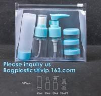 China Eco Friendly Neon PVC Cosmetic Makeup Pouch Set 12x7.5 Inch Waterproof Clear Vinyl Gift Bag for sale