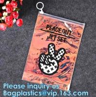 China Custom Matte Frosted PE Plastic Zipper Lock Bags with Slider 14x20cm to 40x50cm for sale