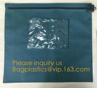 China Zipper Security Bank Deposit Bag 11x6.25 inch Water Resistant Nylon Cash Bag with Key Lock for sale