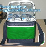 China Oxford Cloth Insulated Reusable Grocery Shopping Bag XL 23x15x14 Inch Zippered Top Cold for sale