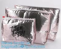 China Reusable Bubble Slider Zipper Bag Shockproof Waterproof 10x10cm to 36x29cm Custom Logo for sale