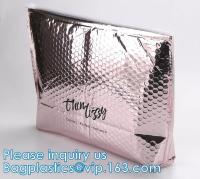 China Reusable Bubble Slider Zipper Bag Shockproof Waterproof 10x10cm to 36x29cm Custom Logo for sale