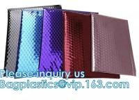 China Reusable Bubble Slider Zipper Bag Shockproof Waterproof 10x10cm to 36x29cm Custom Logo for sale