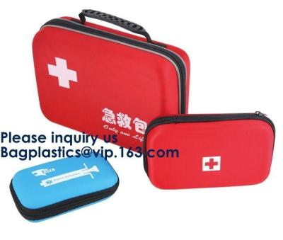 China Portable First Aid Bag 9x5x3 inch Empty Medical Kit Pouch for Travel Camping Hiking for sale