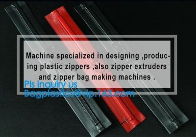 China Waterproof Airproof Concavo Convex Slider Zipper 22mm Width PE Material for Food Packaging for sale