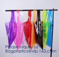 China Custom Holographic PVC Tote Bag Biodegradable Transparent Shopping Bag for Women Travel 500pcs MOQ for sale