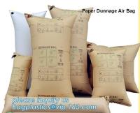 China Kraft Paper Dunnage Air Bags 2.8 PSI Inflatable Void Fill Cushion for Container Cargo Protection for sale
