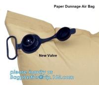 China Kraft Paper Dunnage Air Bags 2.8 PSI Inflatable Void Fill Cushion for Container Cargo Protection for sale