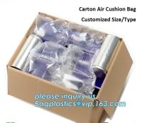 China Inflatable Air Column Cushion Bag 0.06mm PE PA for Fragile Wine Bottle Shipping Protection for sale