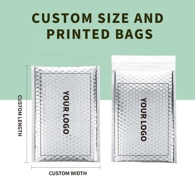 China Self-Sealing Bubble Out Bags 8x17.5 Inch Double-Side Cushioning Protective Shipping Mailers for sale