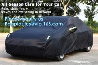 China Outdoor Full Car Cover 190T Polyester UV Protection for Sedan SUV Custom Size for sale