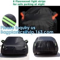 China Outdoor Full Car Cover 190T Polyester UV Protection for Sedan SUV Custom Size for sale
