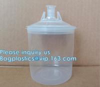 China Automotive Spray Cup Paint System 20 Oz 50 Disposable Liners Lids 125 Micron Filters for sale