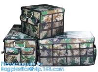 China Car Trunk Organizer For SUV, Expandable Large Capacity, Sturdy Cargo Trunk Storage Organizer, Non Slip Bottom for sale