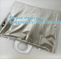 China Custom EVA Hanger Hook Plastic Bags for Garment Packaging 24.5x34cm for sale