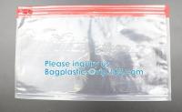 China Custom Eco-Friendly PVC Slider Zipper Bag 0.2mm Thick for Hair Wig Packaging for sale