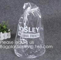 China Reusable Plastic Drawstring Storage Bags Set of 4 Sizes S M L XL for Travel Home Organization for sale