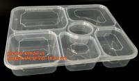 China Restaurant Take Away Bento Boxes, Division Food Prep Disposable, Portion Compartment, Lunch box Containers for sale