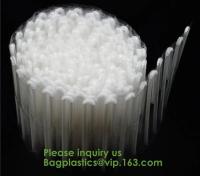 China PLA Drinking Straws, CPLA Giant Straws, Individually Wrapped, Plant Based Compostable Flexi straws, cocktail for sale