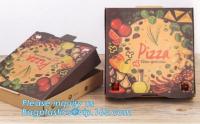 China Custom Corrugated Pizza Box 9 10 12 Inch Recyclable Paper Take Out Packaging for sale
