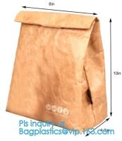 China Insulated Tyvek Lunch Bag 13.7x10.2x4.7 Inch Reusable Waterproof Tote for Work Picnic for sale