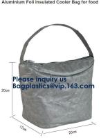 China Insulated Tyvek Lunch Bag 13.7x10.2x4.7 Inch Reusable Waterproof Tote for Work Picnic for sale