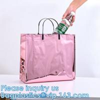 China Custom Logo PVC Transparent Tote Bag 10000pcs MOQ Waterproof Travel Makeup Organizer for sale