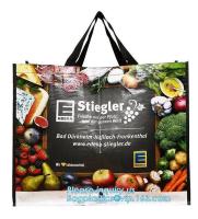 China Nonwoven Fabric Grocery Tote 15x13x10 inch Heavy Duty Reusable Shopping Bags with Reinforced Handle for sale