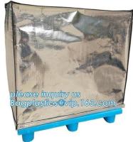 China Moisture Barrier Waterproof Thermal Insulated Pallet Cover 5-25mm Bubble for Transportation for sale