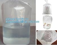 China LDPE Round Bottom Plastic Drum Liner Bags 2mil for Fish Packing and Industrial Use for sale
