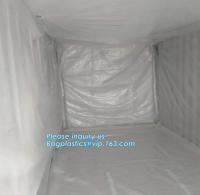 China 20ft Dry Bulk Container Liner Bag FIBC Big Bag 80-300gsm PE Woven for Sea Transport for sale
