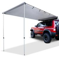 China 2024 Newest Nice 270 Retractable Car Roof Side Awning Tent with Wall Waterproof UV Proof for sale
