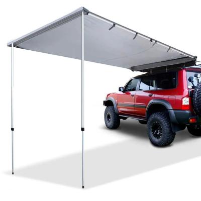 China 2024 Newest Nice 270 Retractable Car Roof Side Awning Tent with Wall Waterproof UV Proof for sale