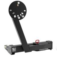 China Offroad Hitch Reinforced Spare Tire Rack for Toyota and Wrangler JL in Black Steel for sale