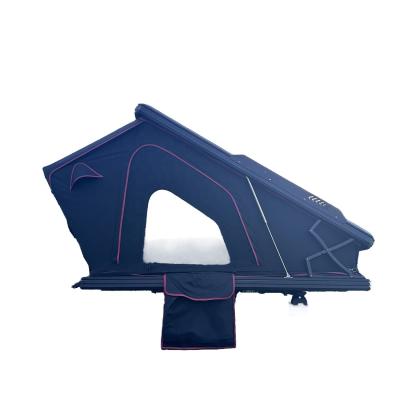 China Lightweight Triangle Car Tent Hard Shell Aluminum 2 Person Z Style 211X130 for Camping for sale