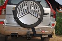China 150KG Capacity Off-road Vehicle Spare Tire Rack Durable Steel Material for Audi 0 TD for sale