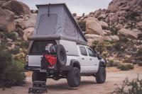 China 5ft Tacoma Tent Aluminium Truck Bed Camper Canopy for Tacoma G3 No Drill Installation for sale