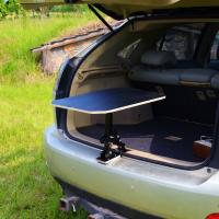 China Black Car Tray Table Dining Table with Small Package and FAW Car Fitment in Black Color Made for sale