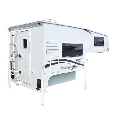 China TOYOTA TRUCK Camping Slide on Truck Camper with Electric Jack Stands and Isuzu Canopy for sale