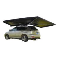 China 200X250 Size 270 Degree Car Foxwing 4WD Free Standing Awning with LED and Aluminium Shell for sale
