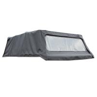 China All Black 2024 Soft Top Truck Canopy for 2015 F150 Customized Size and High Waterproof for sale