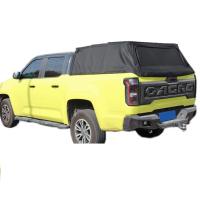 China All Black 2024 Soft Top Truck Canopy for 2015 F150 Customized Size and High Waterproof for sale